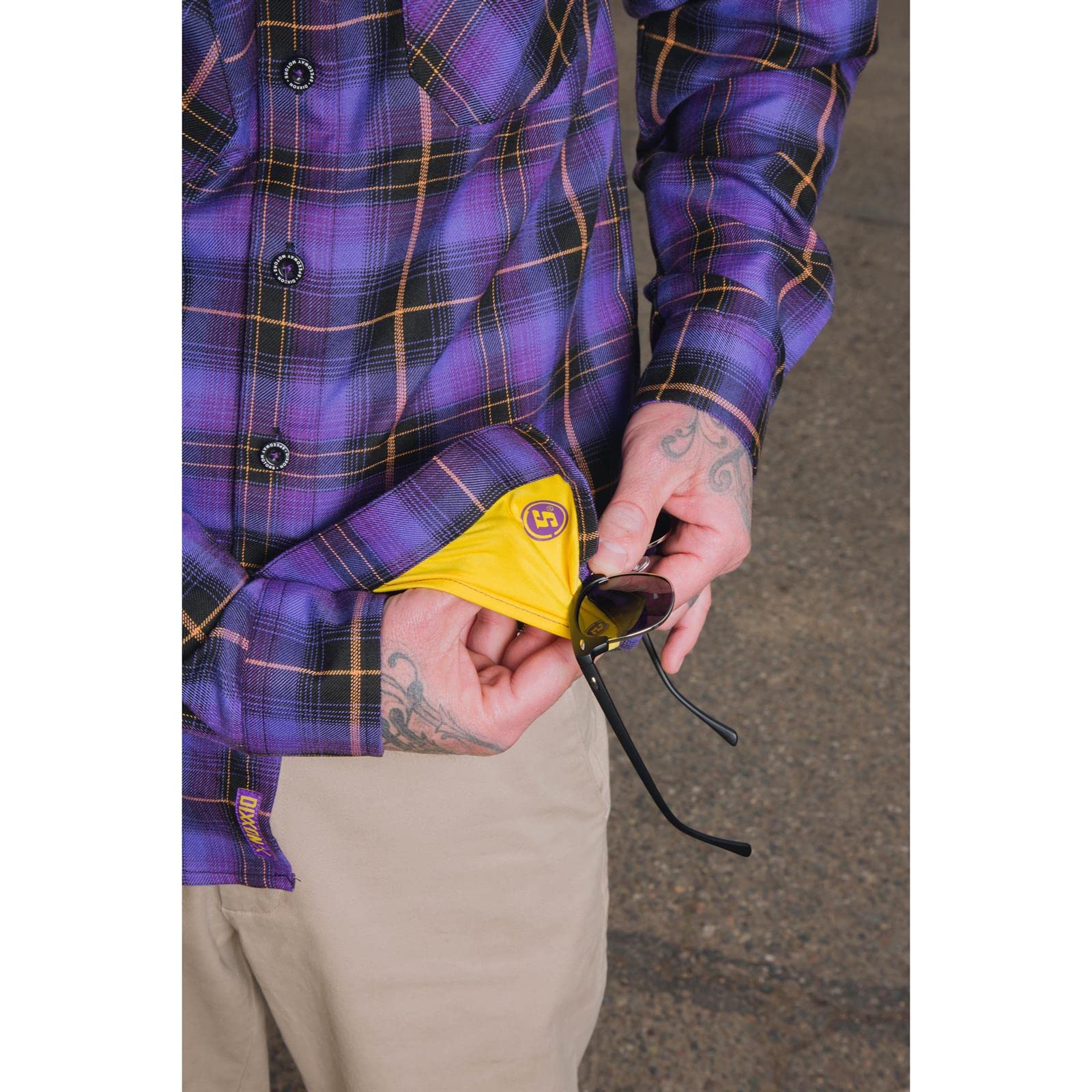 Speedway Motors x Dixxon Flannel Co. Purple Reign Flannel, XL