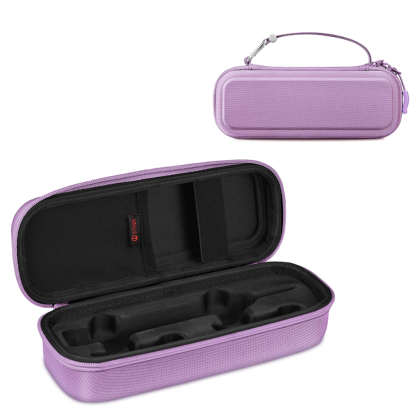 SITHON Hard Shell Travel Case for Oral-B Pro 1000, 2000, 3000, 3500, 1500 Electric Toothbrush, Protective Shockproof Storage Carrying Case with Handle and Soft Lining Inside (Purple)