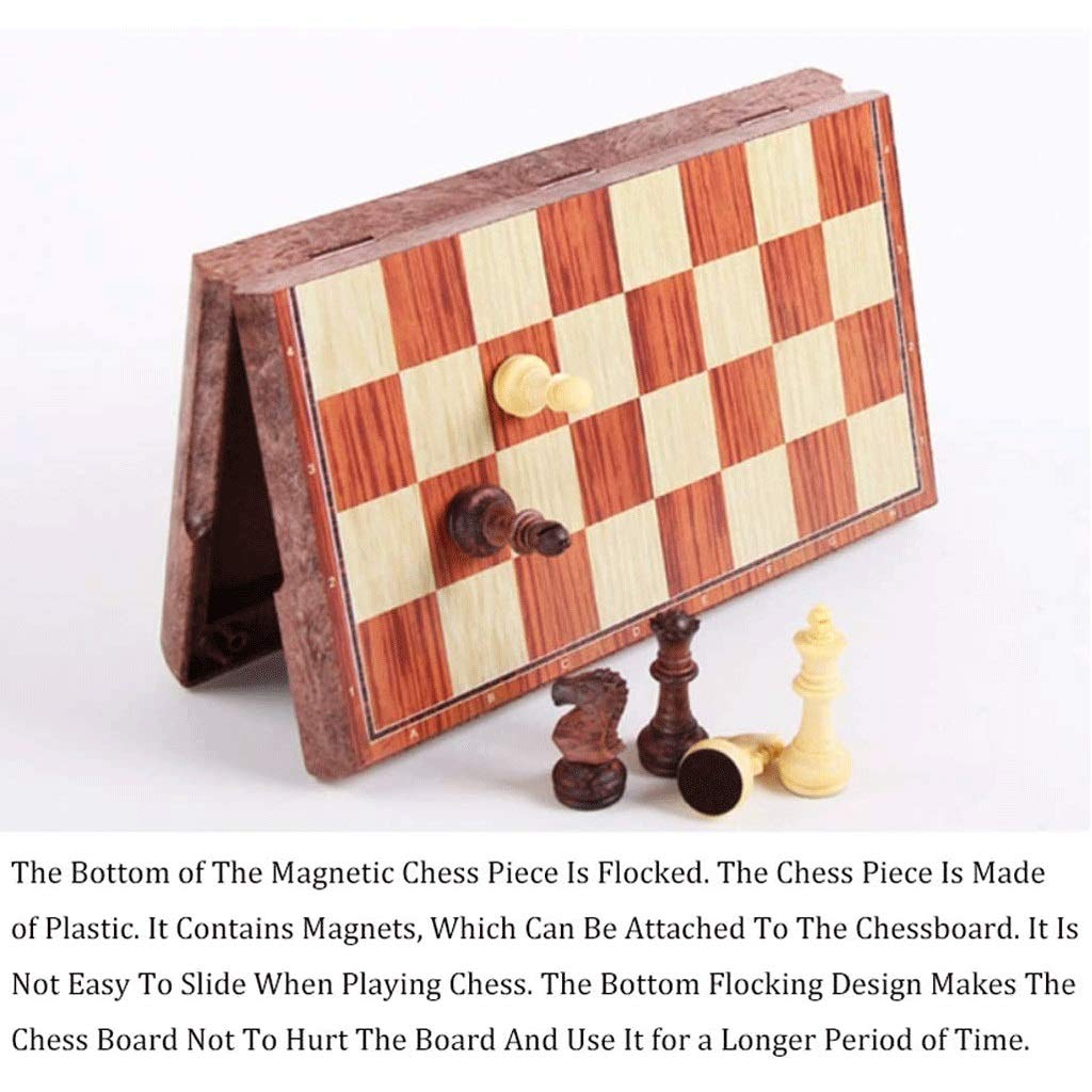 Upgraded Magnetic Chess Set, Chess Board Game Set, Including Adult Handmade Chess Pieces and Storage Slots
