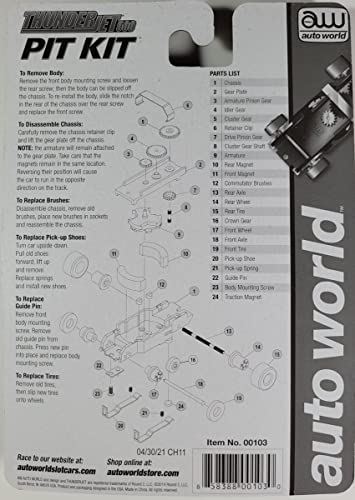 Round 2 Thunderjet 500 Pit Kit (103)