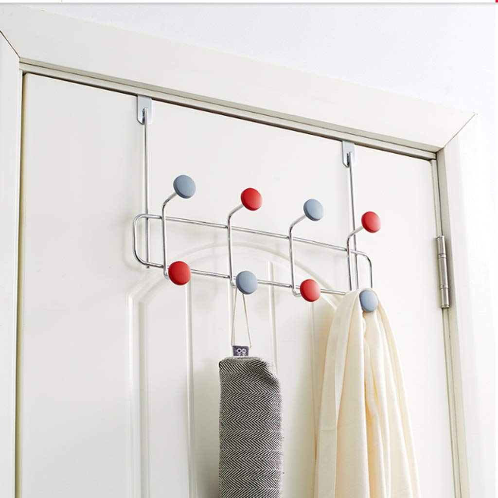 LIRUXUN Scandinavian Creative Free-Hole Door Hook, Wall Hanger Clothes Rack Wall Hanging Coat Hook