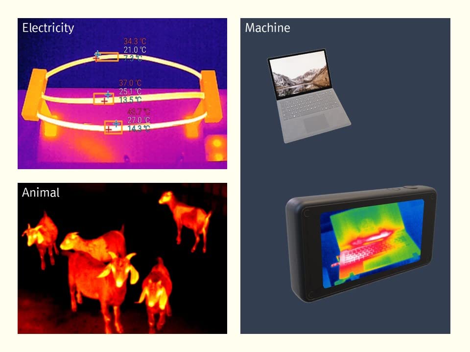 Thermal Expert TE-SQ1, i3system Thermal Imaging Camera, 384x288 IR Resolution, 5" Touch Screen, Designed and Manufactured in Korea, Excellent Performance for Measuring Abnormal temperatures