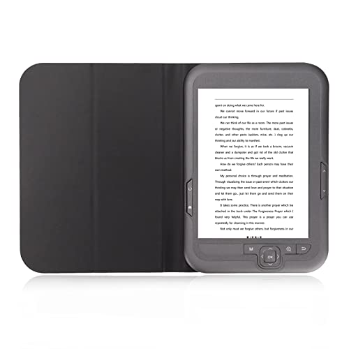 Yoidesu E Reader, 6in 800x600 HD E Reader, Ink Screen Protect Eyes Ebook Readers with Protective Case, Support FM, Music Playback, Electronic Pocketbook Device(#3)