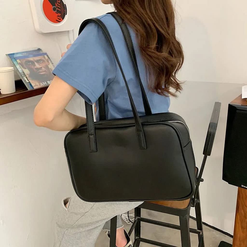 TFIIEXFL Student Shoulder Bag Daily Large Capacity Small Tote Bag Handbag Simple Casual Bag