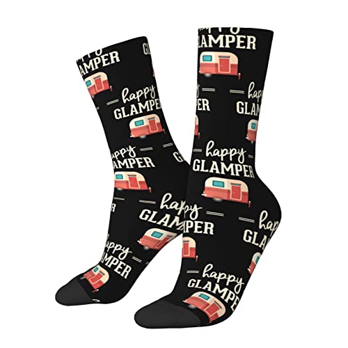 Unisex Crew Socks american Puerto Rico flag black Cushioned Crew Socks Moisture Control Best Athletic Cushioned Crew Socks for Sports, Running, Travel (5 Pair)