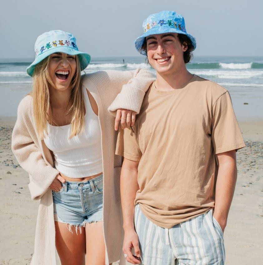 Peter Grimm, Grateful Dead Bucket Hat, Unisex (Teddy Bucket) Yellow