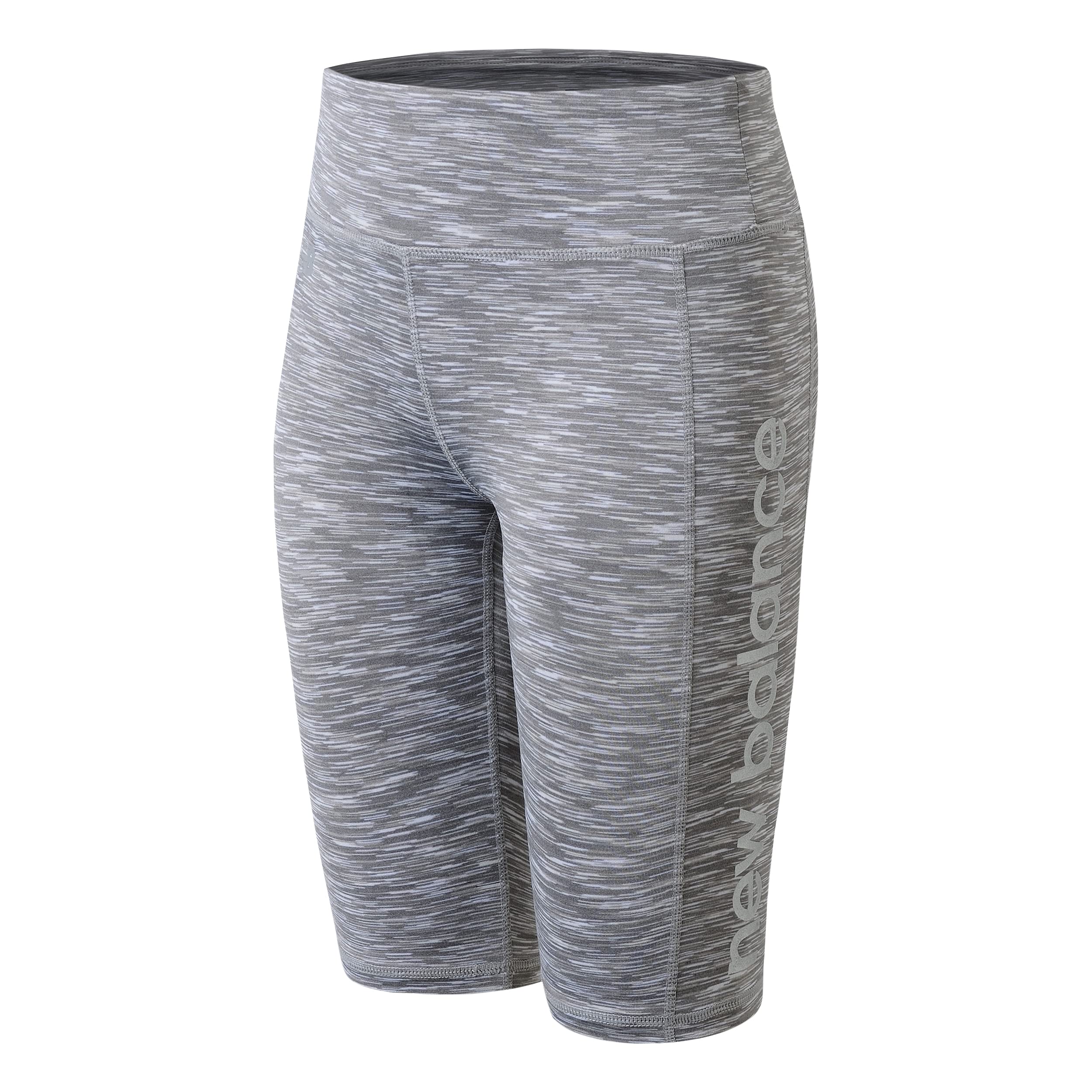 New Balance Girls' Active Shorts - 2 Pack Performance Bike Shorts (Big Girl), Size 7/8, Black/Grey