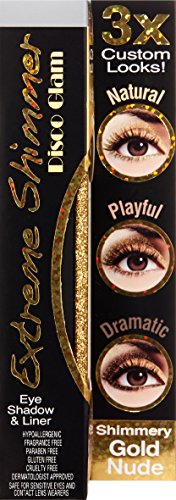 Physicians Formula Strips Custom Eye Enhancing Extreme Shimmer Shadow and Liner Disco Glam, Gold Nude, 0.12 Ounce