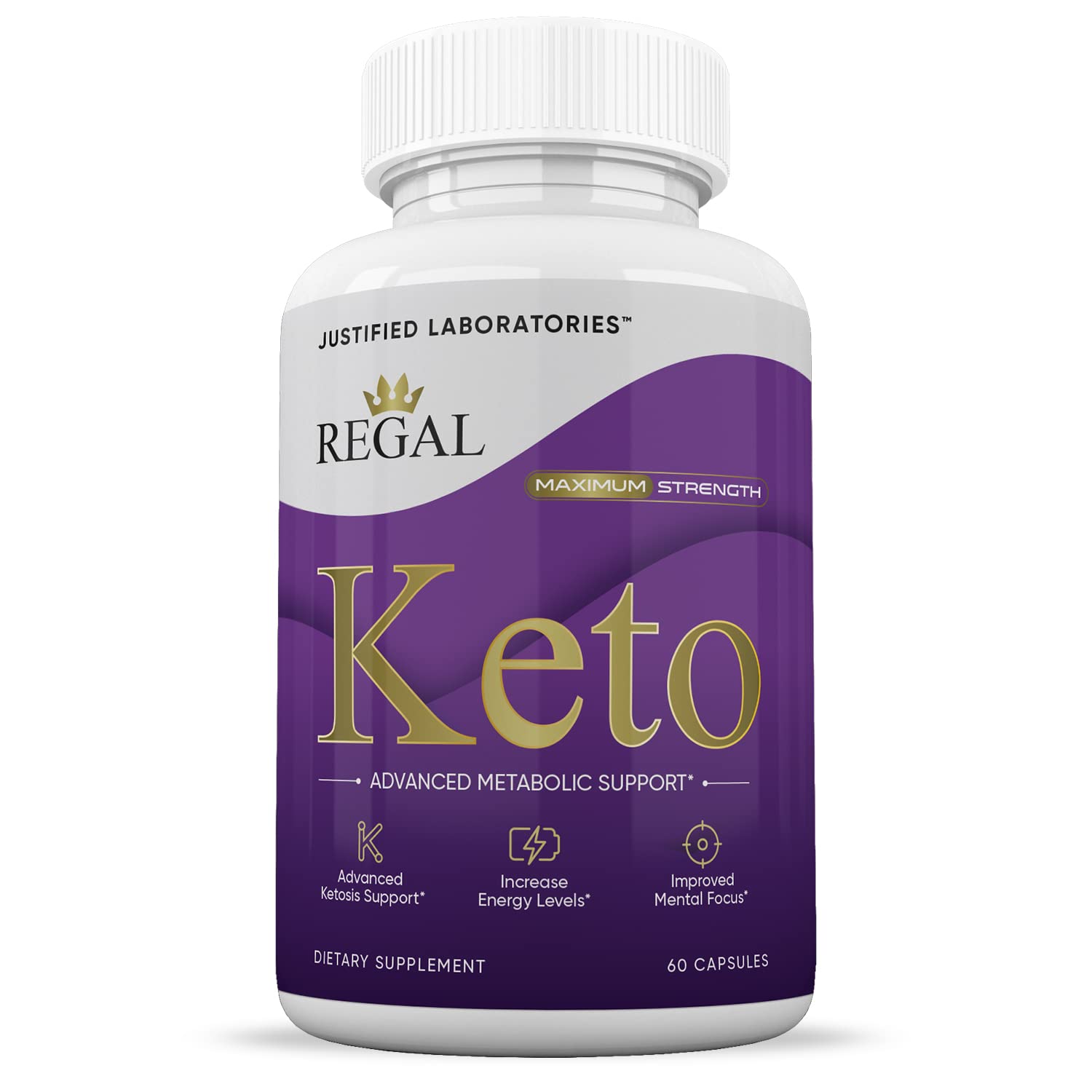 Regal Keto Pills 800MG Includes Apple Cider Vinegar goBHB Exogenous Ketones Advanced Ketosis Support for Men Women 60 Capsules