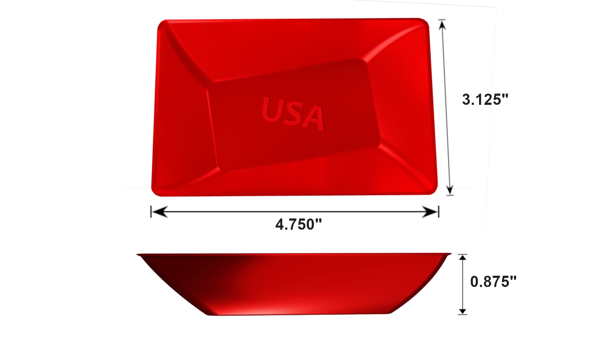 USA-Made Board Game Component Trays (4 Pack) - Accessories to Store Pieces from Your Favorite Games - Strategy - Roleplaying - Party Games