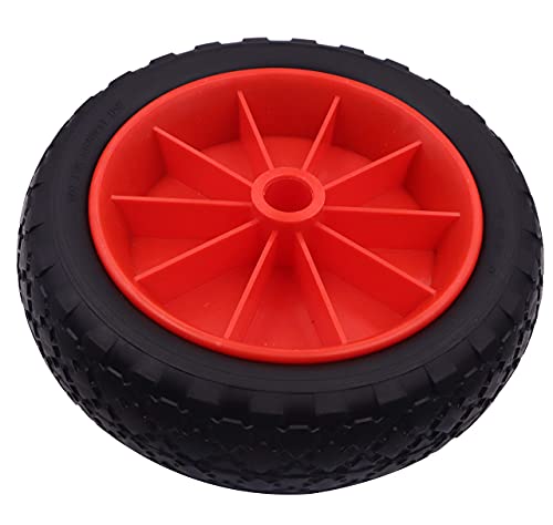 METER STAR 2pc 10" Kayak Cart Wheels, Puncture-Proof Tire Wheel for Kayak Canoe Trolley Cart Replacement Tire,Diameter Central Axis its 0.9",Solid Rubber