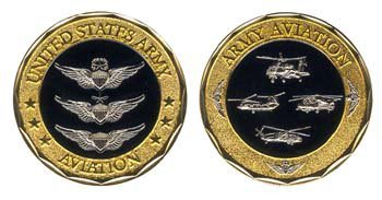 U.S. Army Aviation Challenge Coin