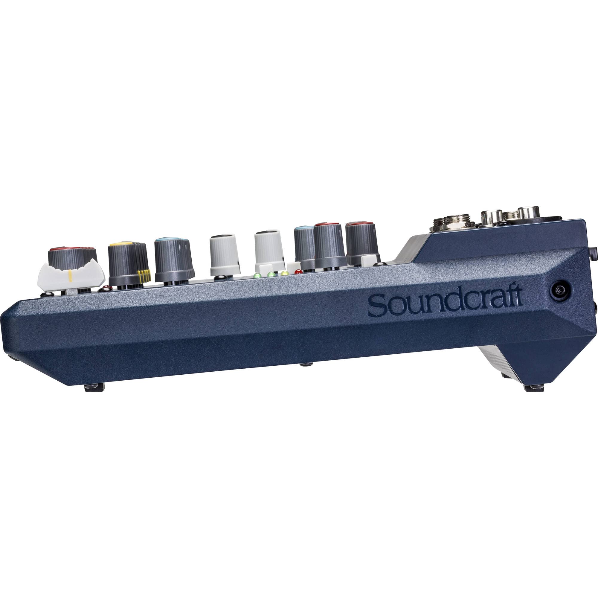 Soundcraft Notepad-8FX Analog Mixer/USB Interface/Lexicon Effects Bundle with 2x Mophead 10-Foot 1/4" TRS Cable, 2x 10-Foot XLR Cable, 1/4" to 3.5mm Adapter, 4x Cable Ties and Microfiber Cloth