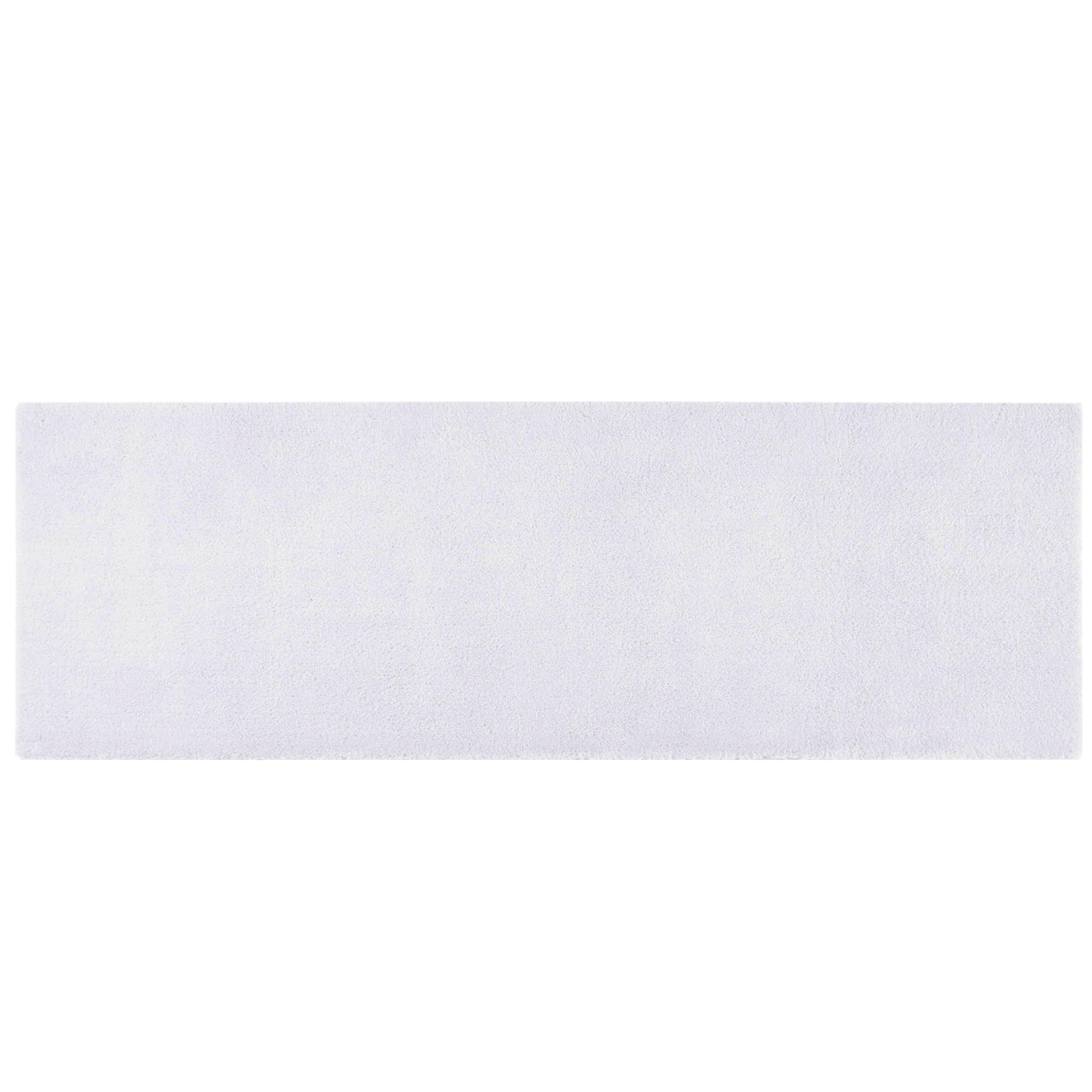 Madison Park Signature Marshmallow Bathroom Rug Non Slip, Luxrurious Plush Bath Mat, Absorbent, Quick Dry, Spa Design Bath Room Décor, 24x72, White