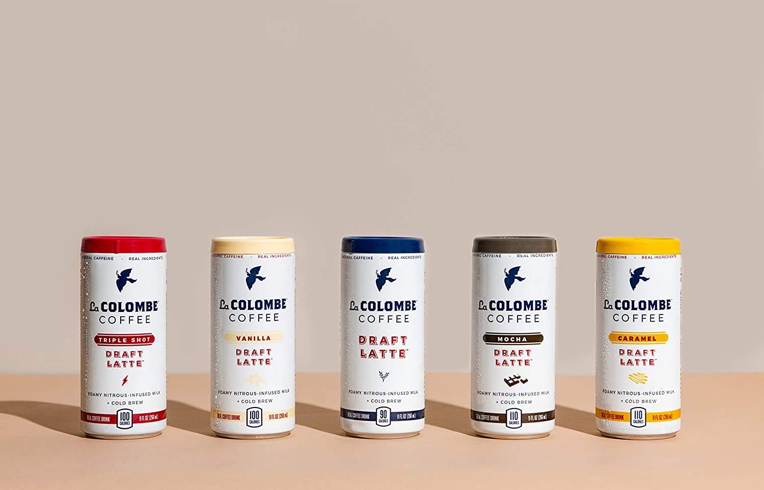 La Colombe Vanilla Draft Latte - 9 Fluid Ounce - Cold-Pressed Espresso and Frothed Milk + Vanilla - Made with Real Ingredients - Grab and Go Coffee
