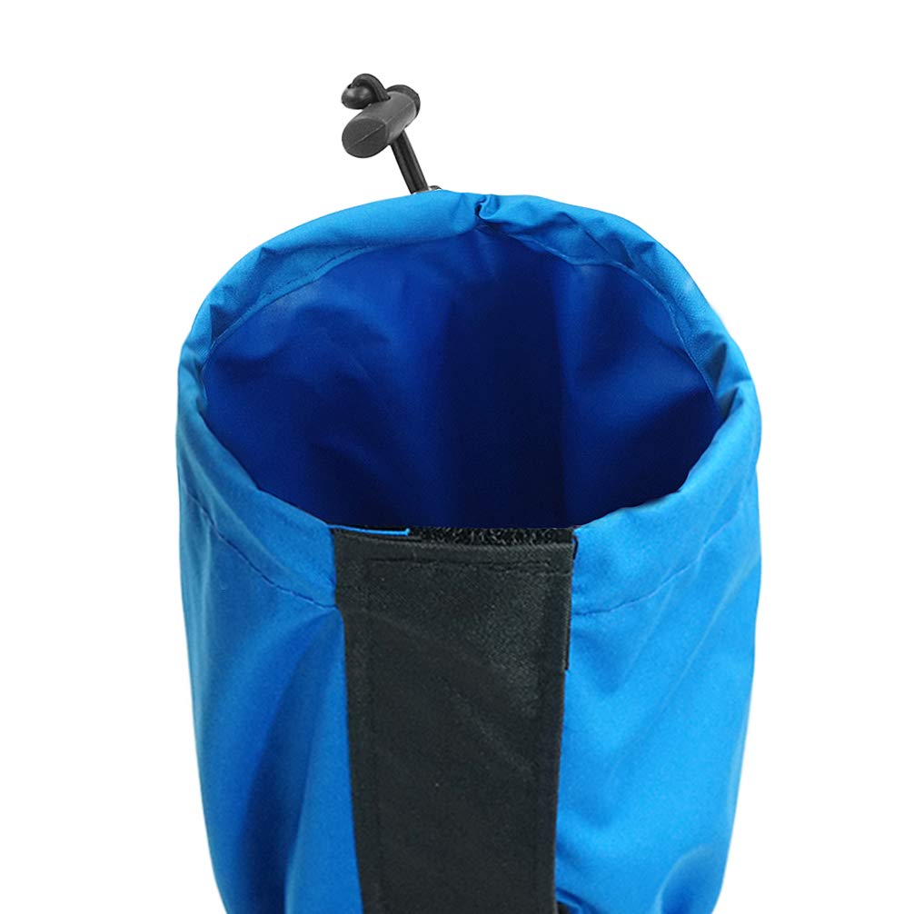 Luwint Waterproof Kids Leg Boot Gaiters - Hiking Hunting Climbing Gear for 6-12 Yrs Old Girls Boys (Blue)