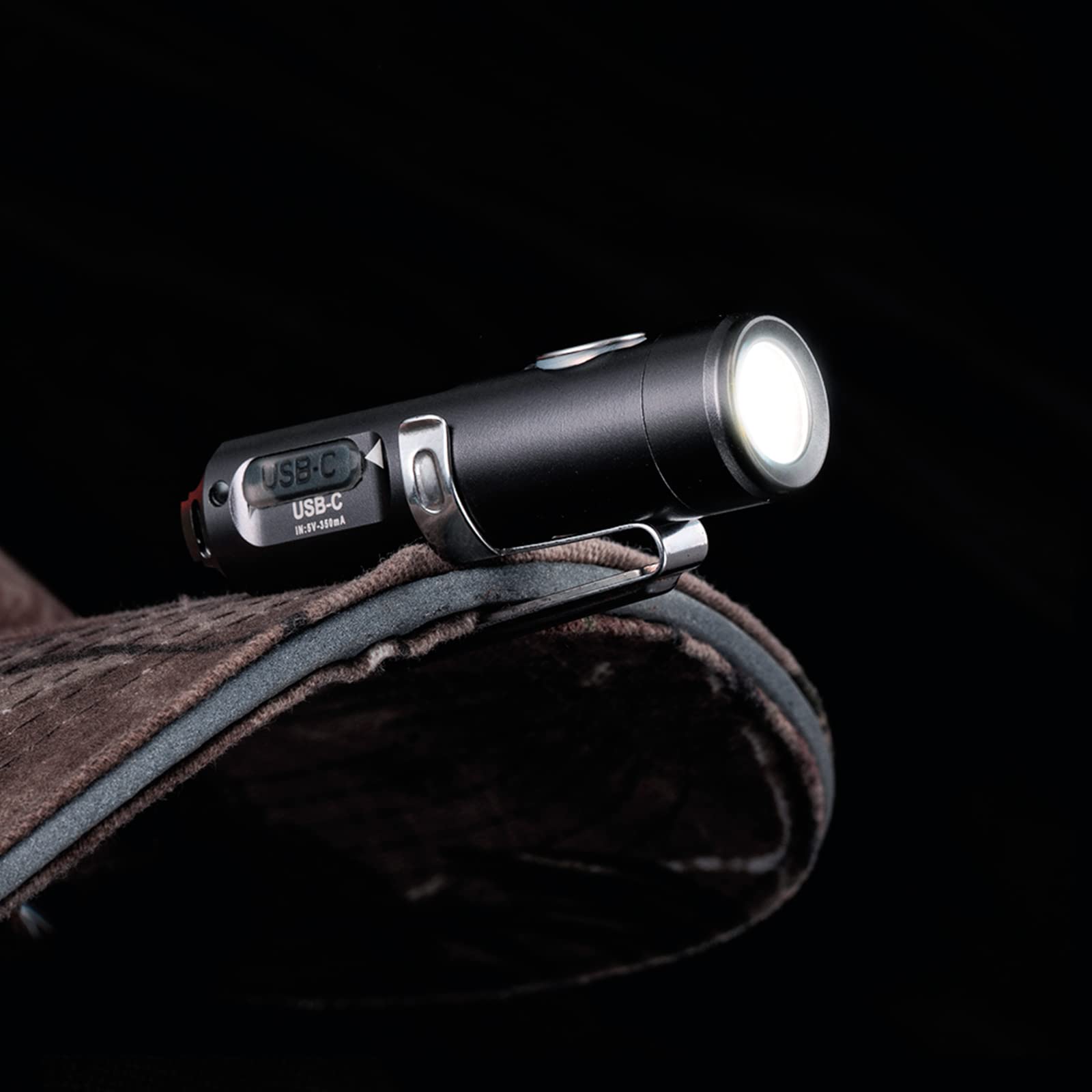 RovyVon A3 Gen 4 Keychain Flashlight- Super Bright 650 Lumens, USB C Rechargeable EDC Flashlight Water-Resistant, Lightweight- Ideal for Everyday Carry, Camping, Hiking, Emergency (Gun Grey)