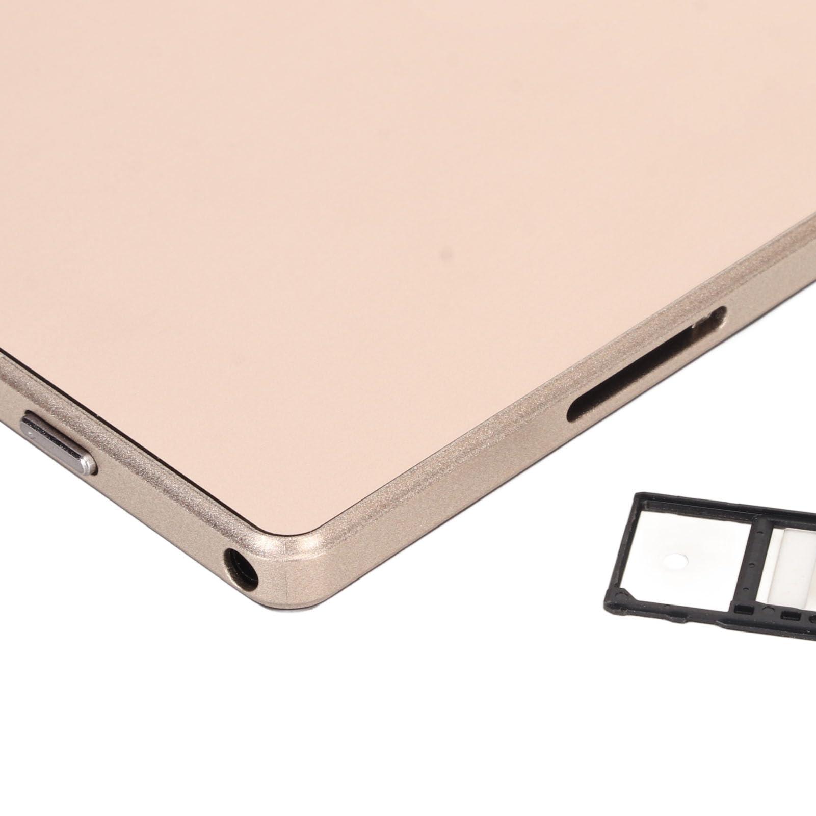 MAVIS LAVEN 10.1 Inch Tablet, Gold Octa Core CPU Stereo Dual Speakers 128GB Expandable 2 in 1 Travel Portable (US Plug)