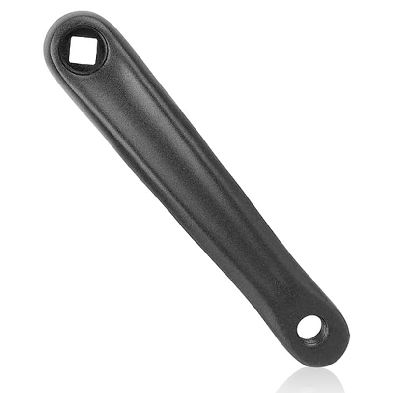 N| Bicycle Crank Arm, Aluminum Alloy Crank Arm, Bicycle 170MM Crank Arm, Bicycle Crank Arm Replacement for Mountain Bike Road Bikes, Horizontal Square Hole (1 Piece, Black)