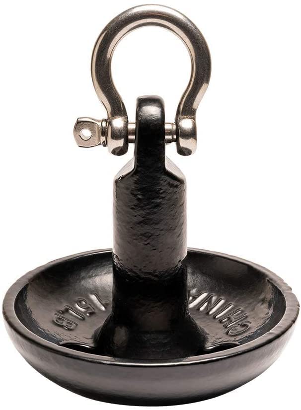 Newport Premium 15lb Mushroom Anchor Kit w/Bag, Rope, Buoy, & Stainless Hardware
