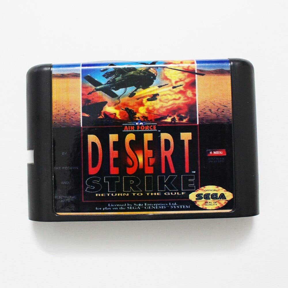 Retro Game Desert Strike 16 bit MD Game Card For Sega Mega Drive For Genesis (PAL-E)