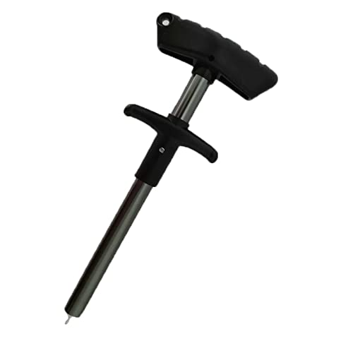 Release Professional T-Shaped Fishing Hook Remover, Easy Fishing Tools, Minimize Damage, Tool Decoupling Device (Black)