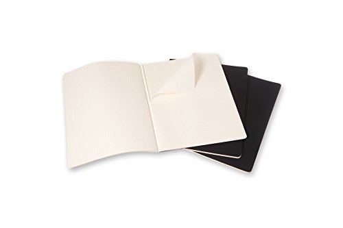 Moleskine QP332 Notebook Cahier Journal Square XXL Black