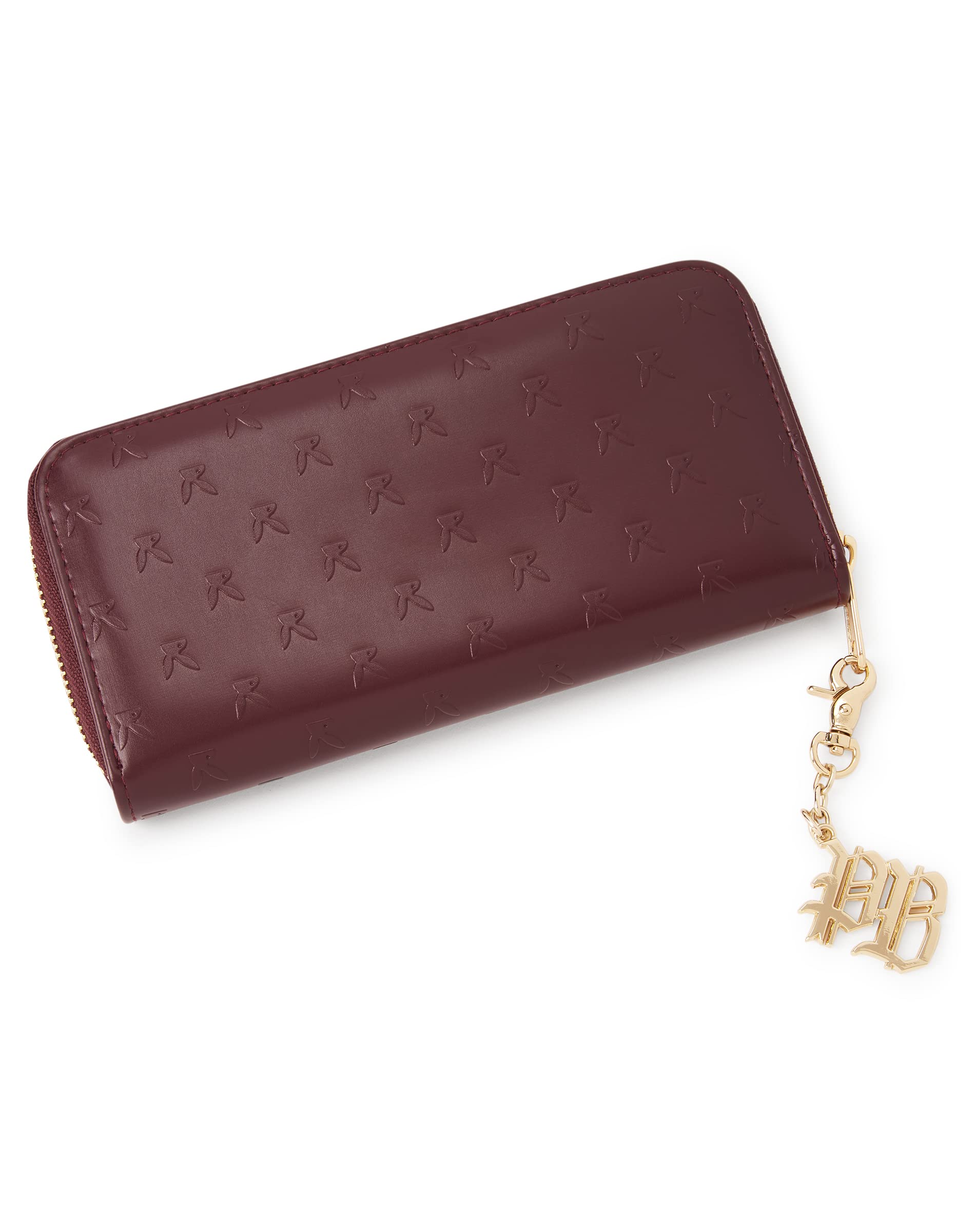 Spencer's Wine Embossed Playboy Zip Wallet