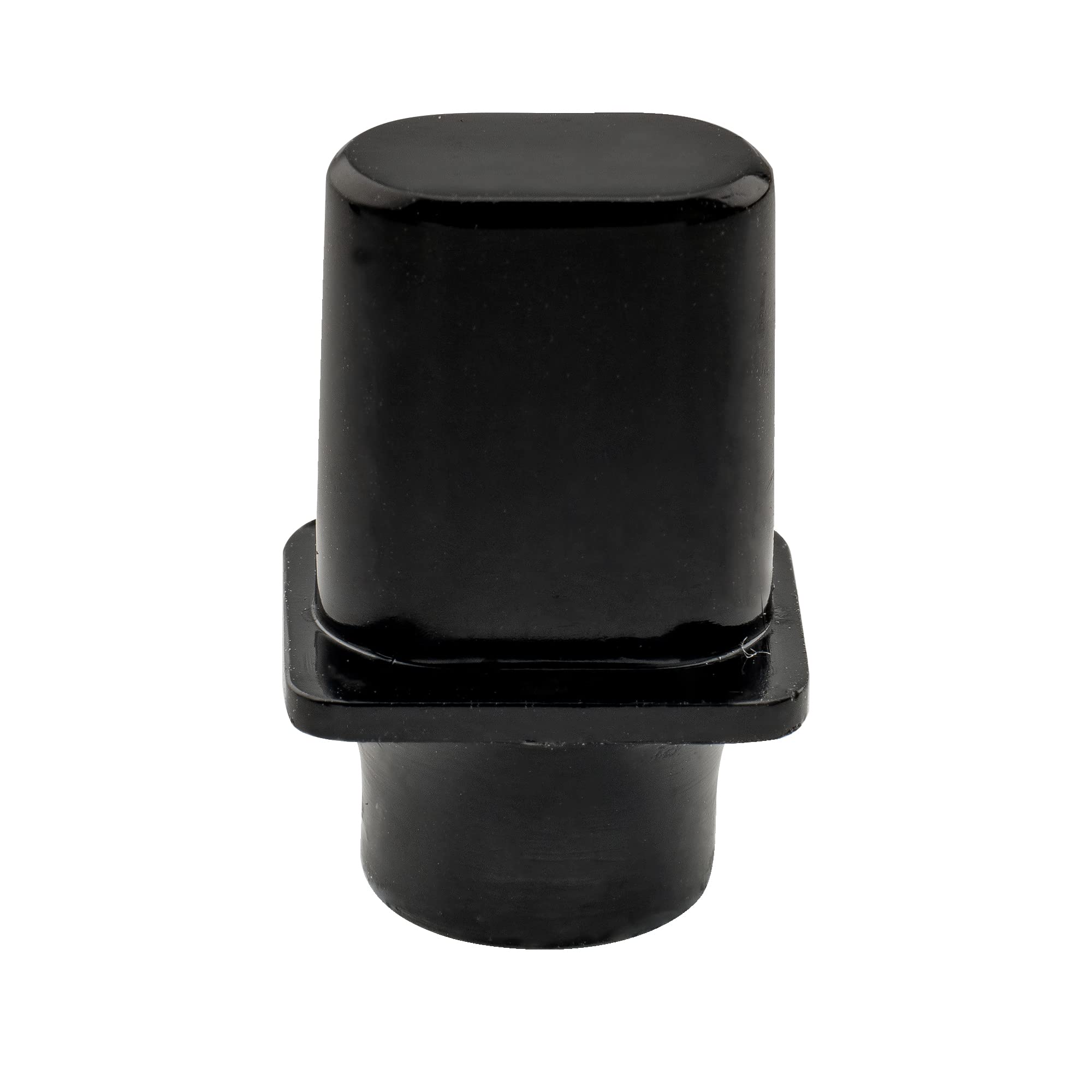 Musiclily Pro Inch Size Top Hat Guitar Telecaster Switch Tips 3-Way Pickup Selector Switch Knobs for US Fender Tele Style, Black (Set of 2)