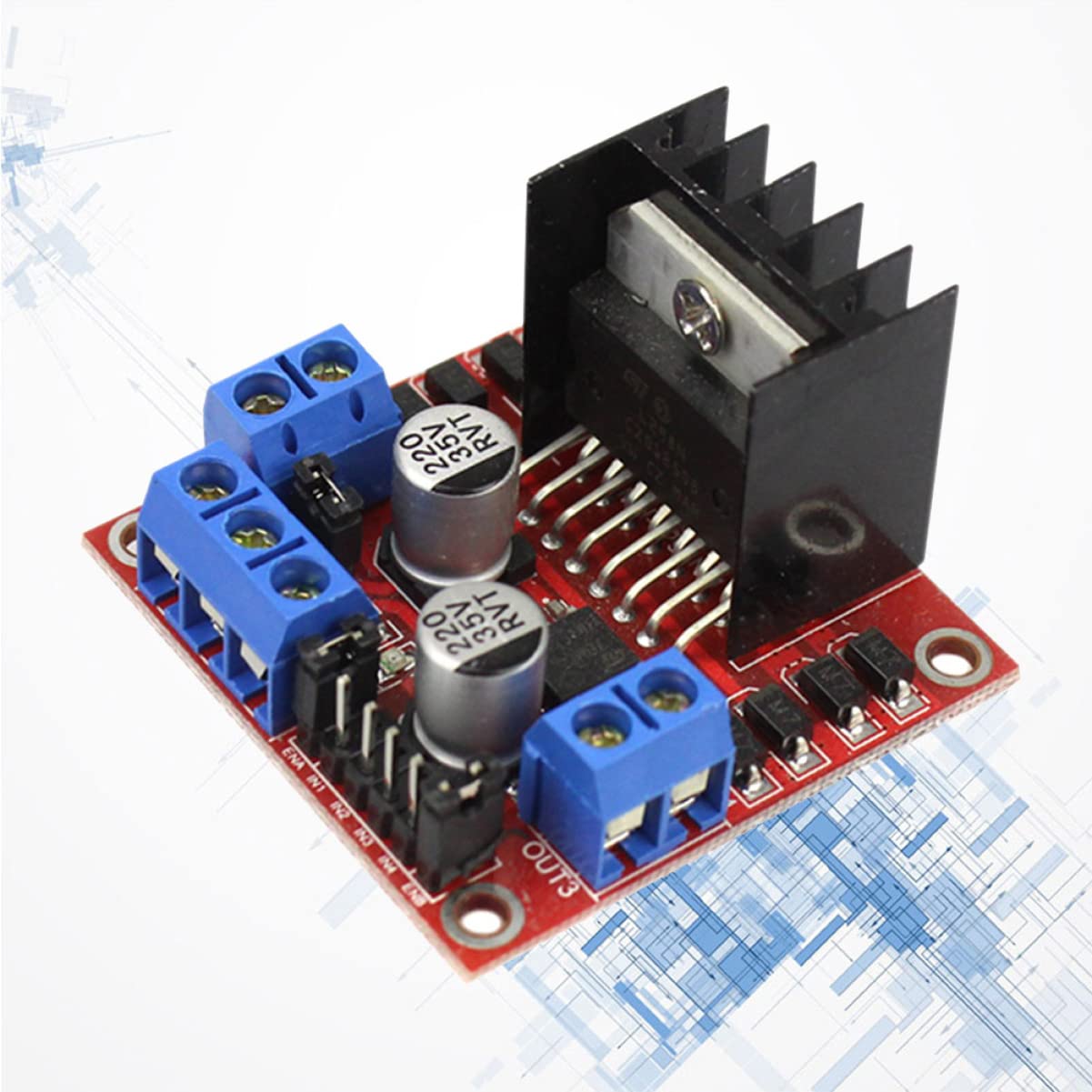 VILLCASE h Bridge Power Bridge 205 Microstepping Electromagnet Kit Dual h Bridge Controller Board Sfp Module Stepper Driver Moter Driver Board M Drive Module Car Dc Motor