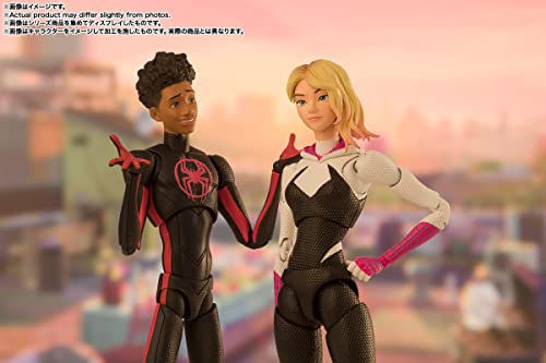 TAMASHII NATIONS - Spider-Man: Across The Spider-Verse - Spider-Man (Miles Morales) (Spider-Man: Across The Spider-Verse), Bandai Spirits S.H.Figuarts Action Figure