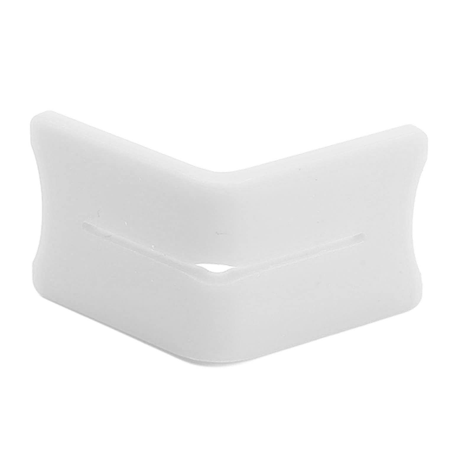 Photo Holder, High Durability Acrylic Photo Holder Decorative Reusable V Shape Stable for Dorm (White)