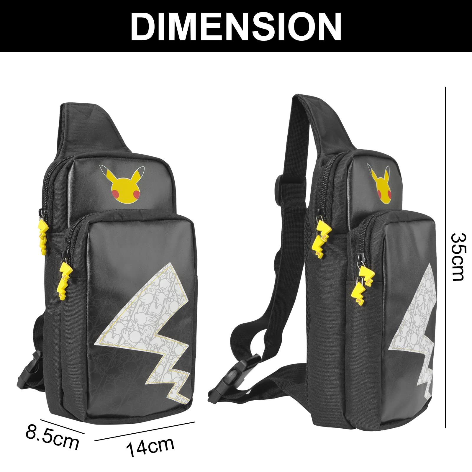 Tangaroa Switch Bag for Switch / Switch OLED - Switch Accessories Travel Crossbody Bag - Portable Backpack (Anniversary)