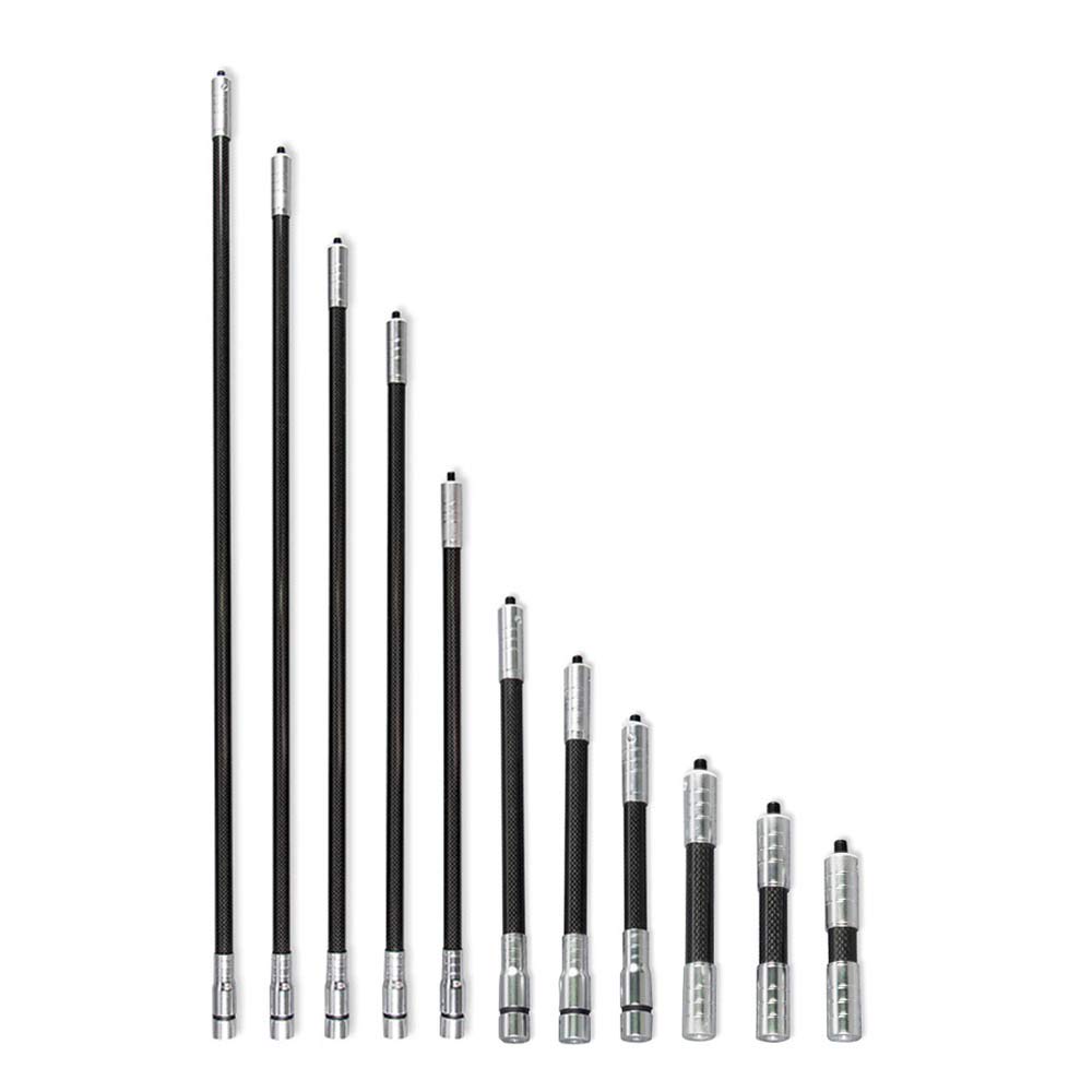 MILAEM 4-34 Inch Archery Bow Stabilizer Rod Carbon Fiber Stabilizer Extender Balance Bar Extension Pole for Recurve Compound Bow (4 inch)