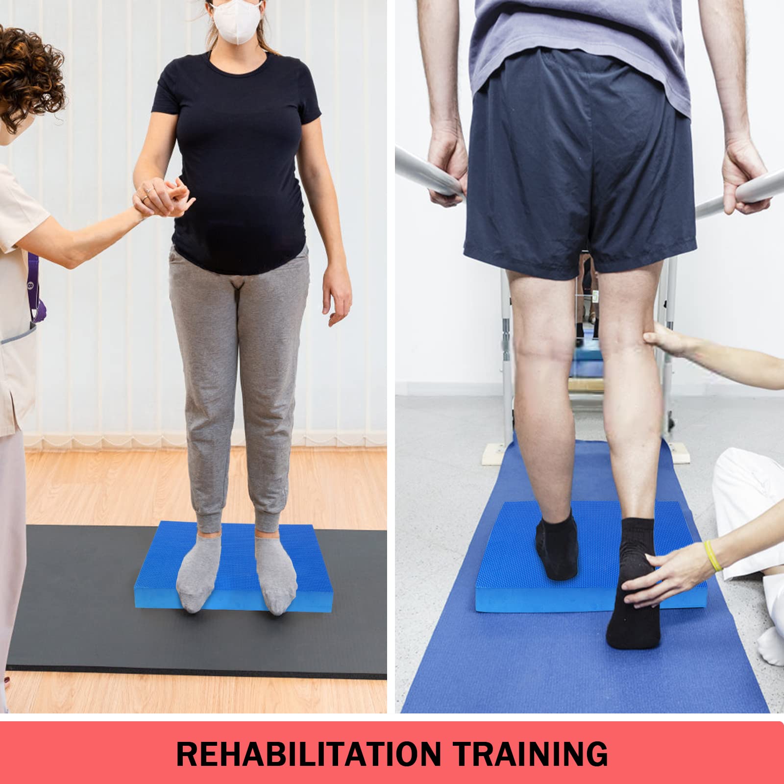Linhoo Balance Pad, Balance Board for Physical Therapy Equipment and Strength Stability Training 15.7"L x 13"W x 2"H