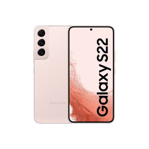 SAMSUNG Galaxy S22 5G SM-S901B/DS 128GB 8GB Dual SIM Factory Unlocked GSM Smartphone - International Version (Pink Gold)