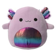 Squishmallows Kellytoy 2022 7'' Winter Axolotl - Includes Stickers, Multicolor (SQ-XMAS-2022-axolotl)