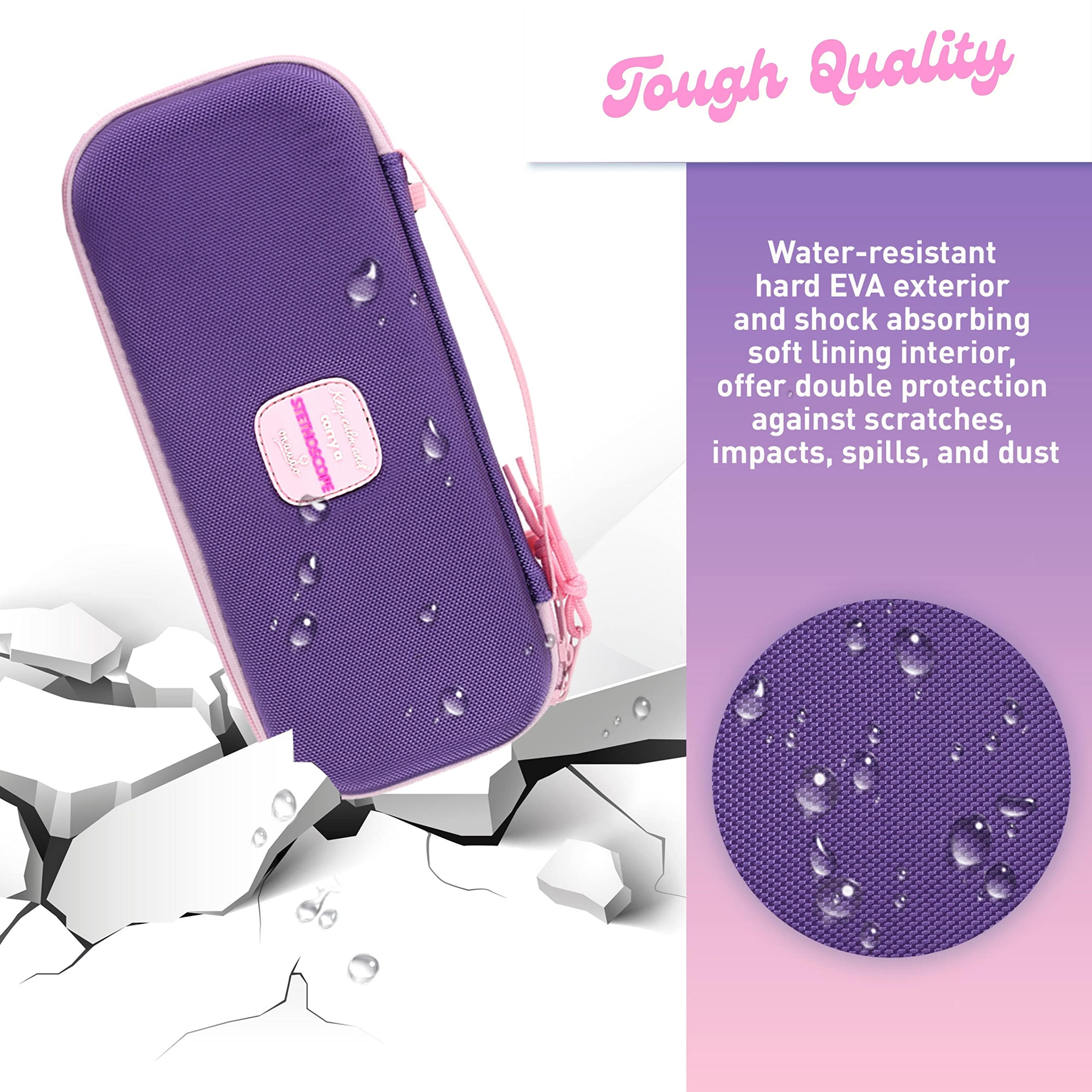 Stethoscope Case for Nurses for Digital Stethoscope - Nursing Accessories - Valid for All Stethoscope MDF, Littmann - Nursing Stuff - Hard and Beautiful Case to Carry The Stethoscope - Onauao