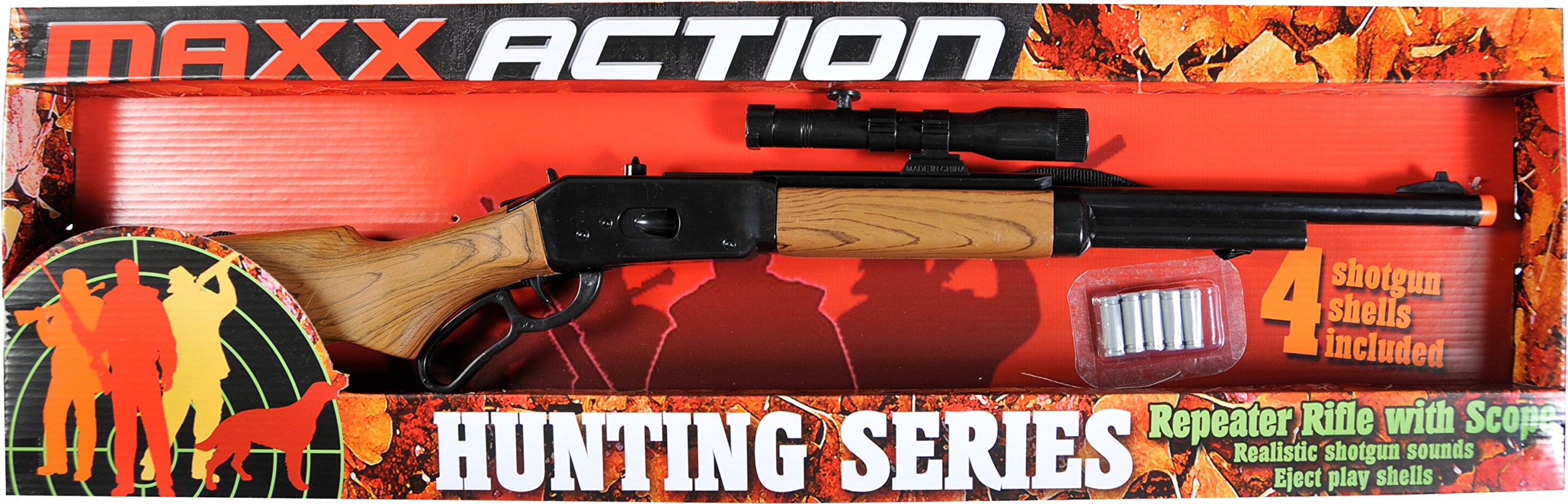 Maxx Action Repeater Hunting Toy Rifle with scope