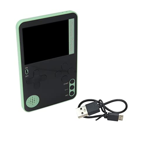 USonline911 Handheld Game Consoles Built-in 500 Classic Games, Wired Retro Mini Game Player can Enjoy Parent-Child Time (Green)