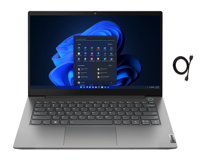 LENOVO 2023 ThinkBook 14 G4 IAP 14" IPS Premium Business Laptop, 12th Gen Intel 10-Core i5-1235U Upto 4.4GHz, 16GB RAM, 2TB PCIe SSD, Backlit Keyboard, Windows 11 Pro + HDMI Cable, Gray