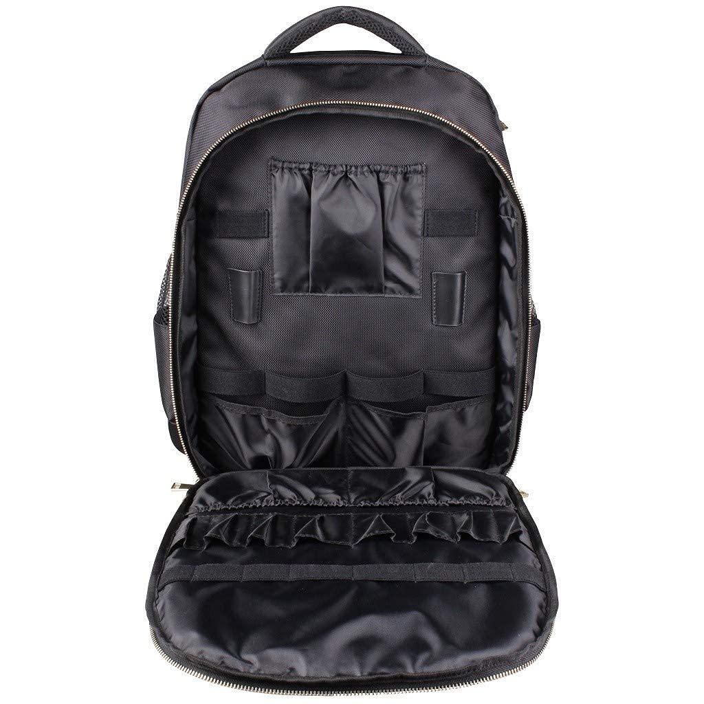 NADAENMF Portable Barber Bookbag Hairstylist Backpack for Clippers and Supplies, Barber Tool Bag Organizer Multifunction Travel Backpack Cosmetic Organizer Storage hairdressing Tool Bag