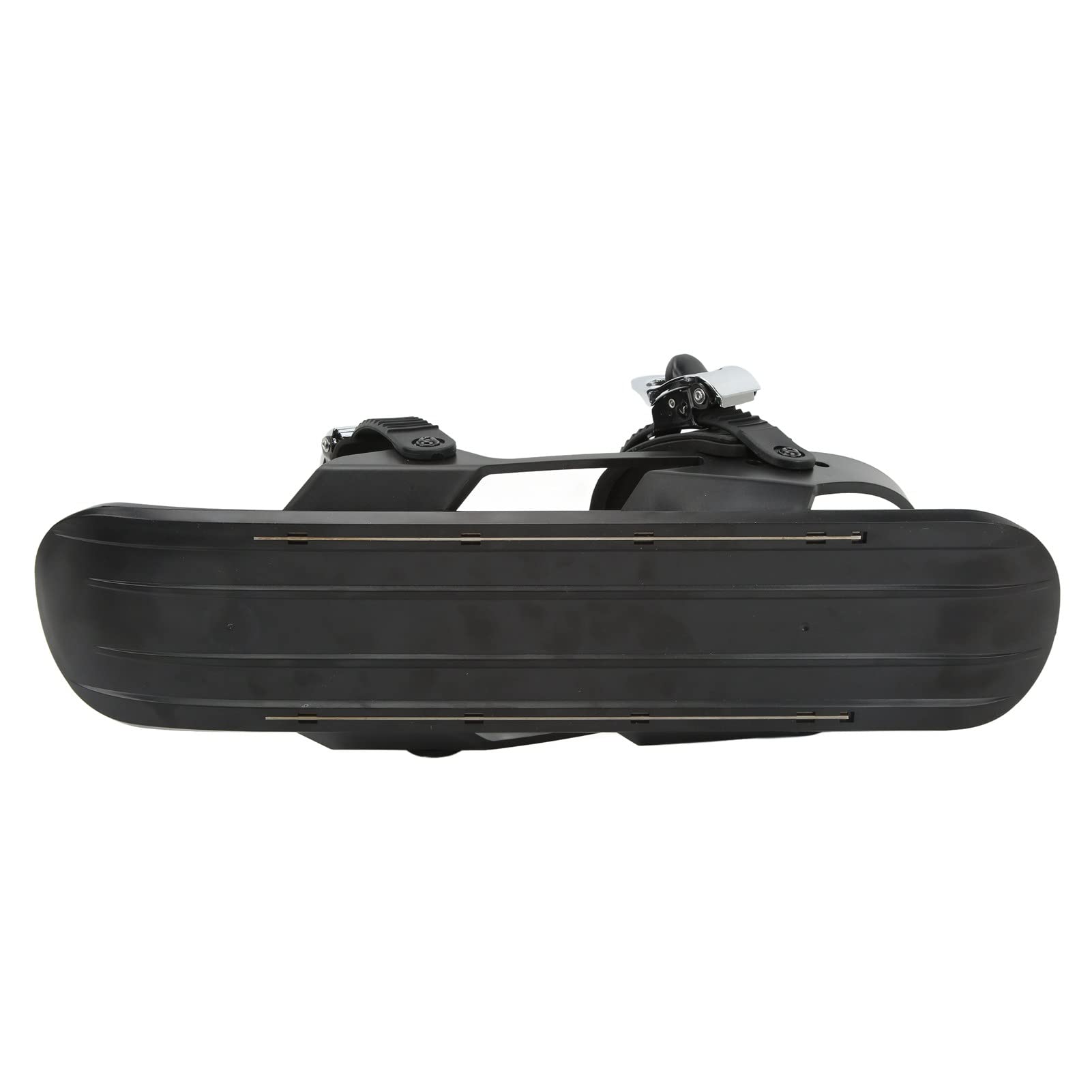 Ski Shoes, Snow Skates Ski Skates Mini Skis Snow Skate ABS Black Free Size Adjustable Binding Outdoor Mini Snowboard Ski Boots for Forest Trails