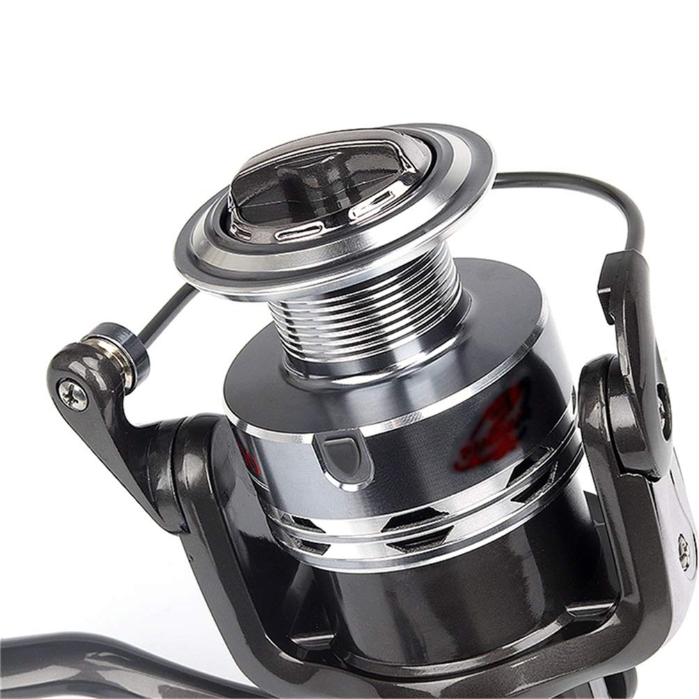 LLJPYX7L Fishing Reel, Premium Frame Super Smooth 13 + 1BB Bearing, Support Long Distance Throwing, 4.9:1/5.2:1 Gear Ratio, (Size : 5000)