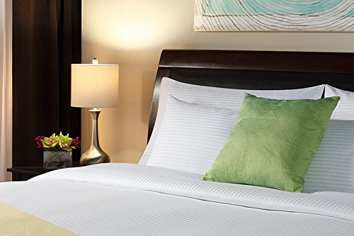 Luxury Hotel & Resort Bed Sheet Set - Ni Nights Bedding Linen - Premium Cotton & Poly with 320 Thread Count Sheet Set - Available in King