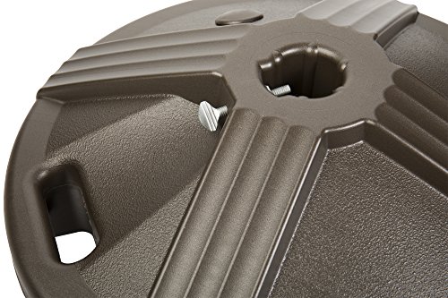 US Weight Durable Fillable Umbrella Base Designed to be Used with a Patio Table 3.5 pounds , Bronze