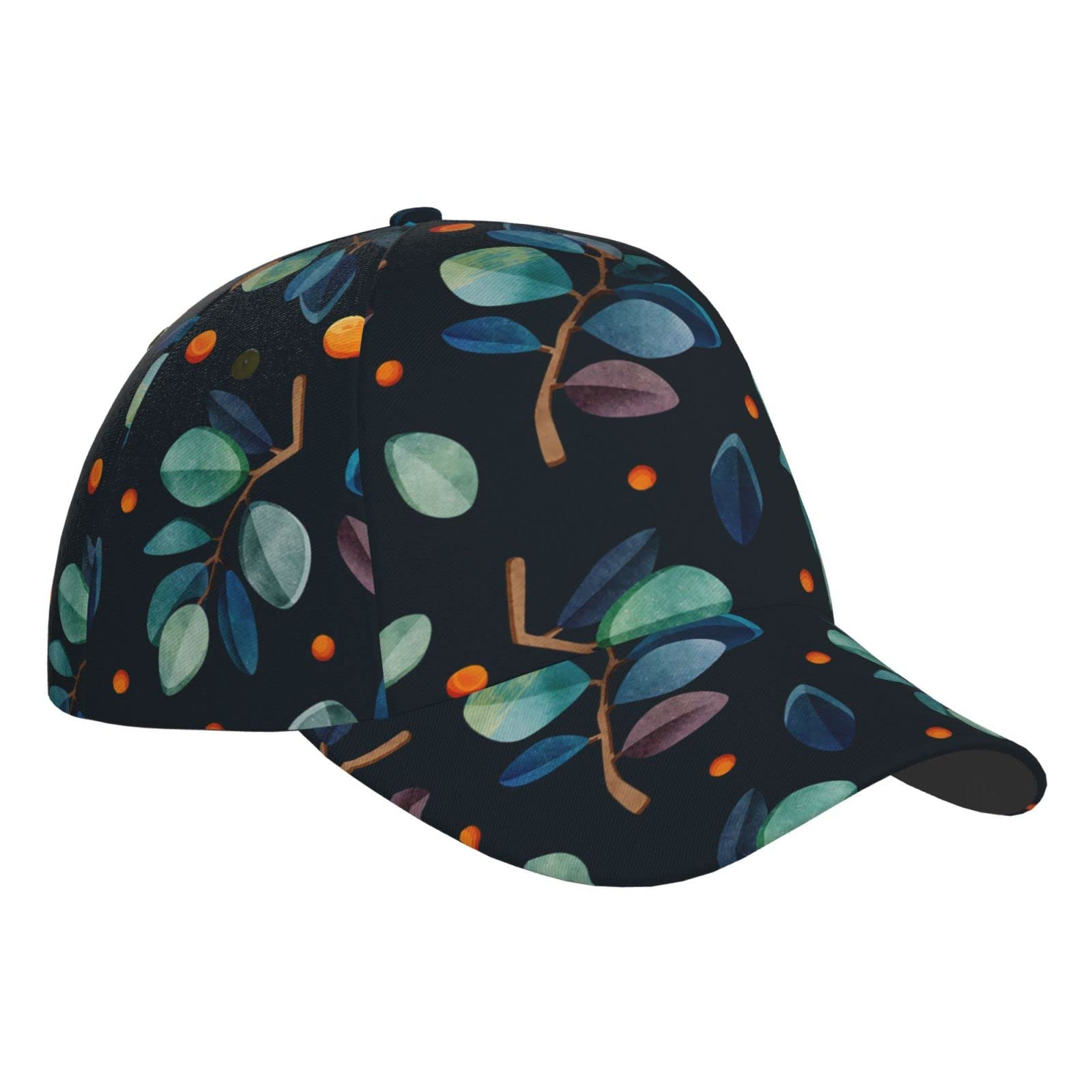 RFUVIWZ Green Leaves Baseball Cap for Men Adjustable Dad Hat for Summer Running Sports Hiking Beach Outdoor Golf Unisex