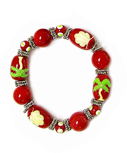 Linpeng Womens Bohemian Stretch-Bracelets, Silver, 7 5 Inch US