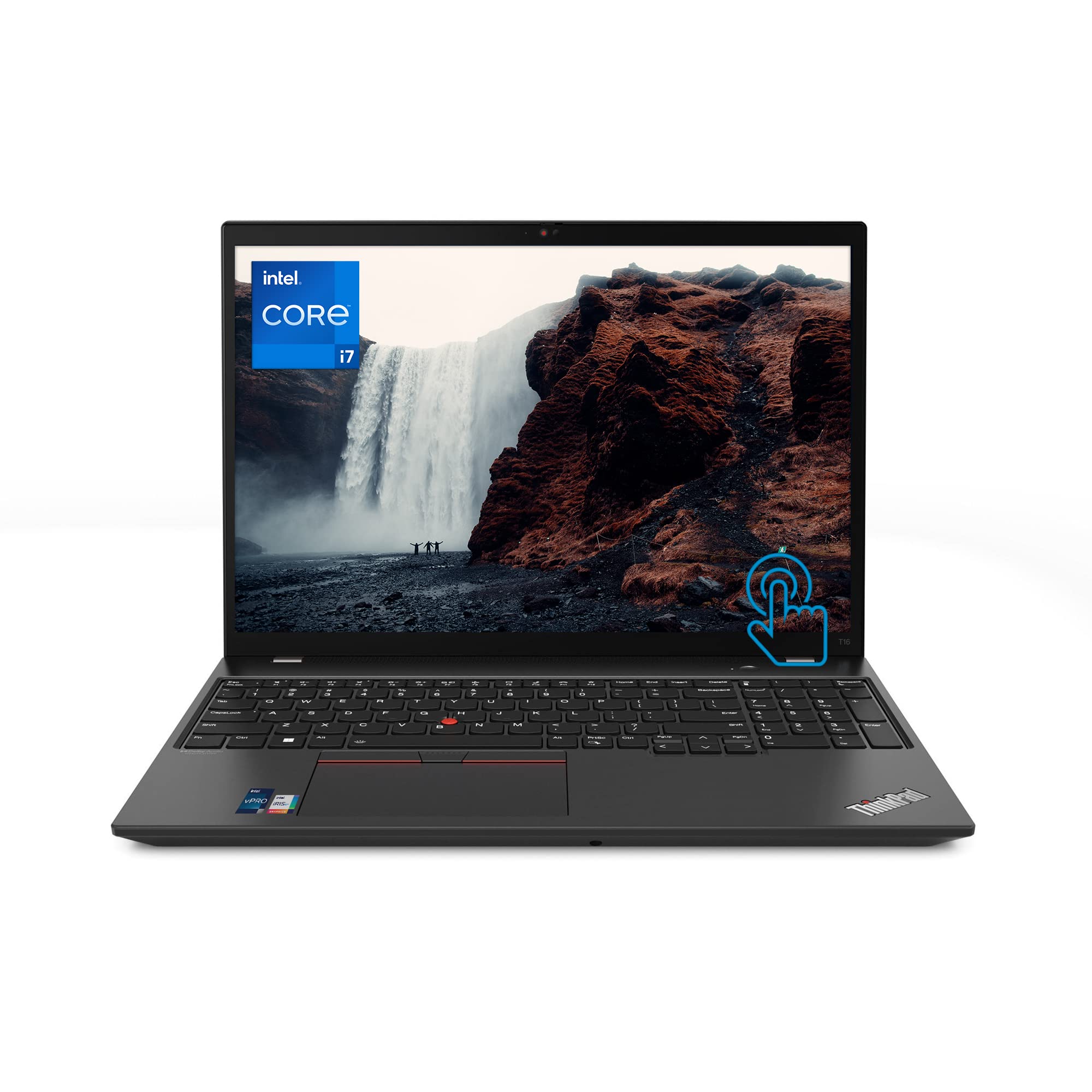 Lenovo ThinkPad T16 Laptop, 16" WUXGA (1920 x 1200) IPS Touchscreen, 12th Gen Intel Core i7-1270P, Backlit Keyboard, Fingerprint Reader, Wi-Fi 6, Windows 11 Pro (24GB RAM | 1TB PCIe SSD)