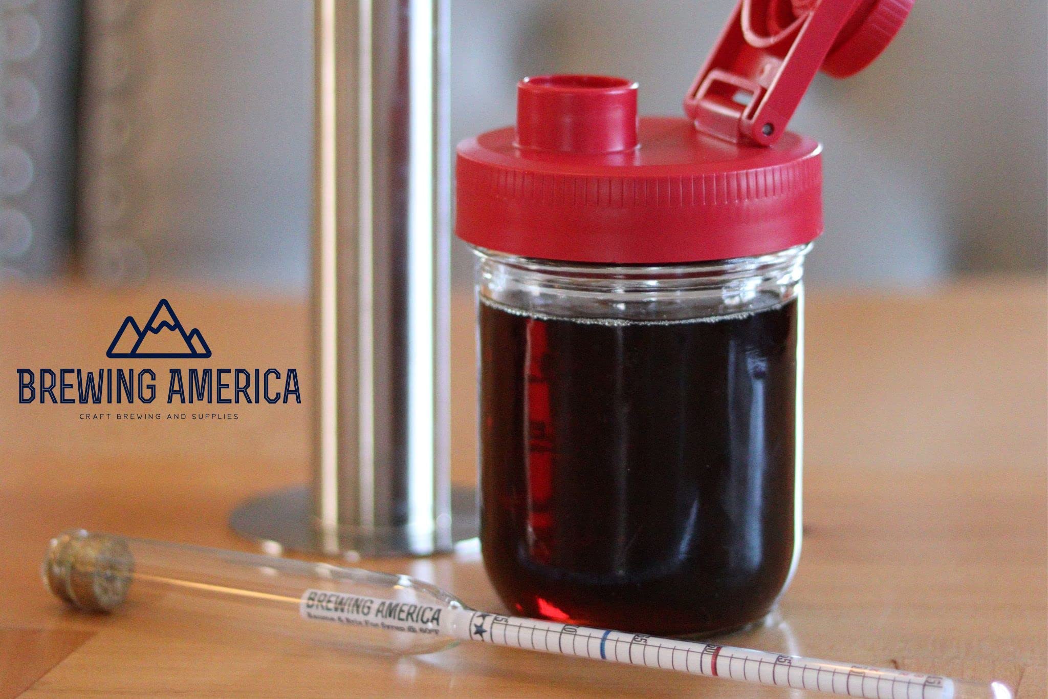 USA Made Maple Syrup Hydrometer Density Meter for Sugar and Moisture Content Measurement for Consistently Delicious Pure Syrup β Made in America - BRIX & Baume Scales - Easy Read Red Line Calibrated